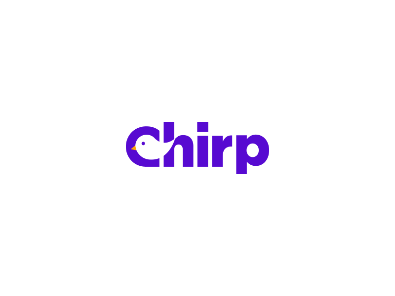 Chirp Logo by Sumesh A K on Dribbble