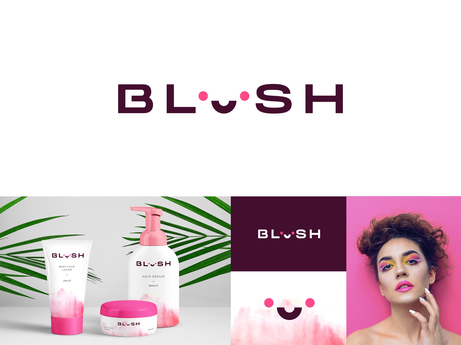 Blush Logo by Sumesh A K on Dribbble