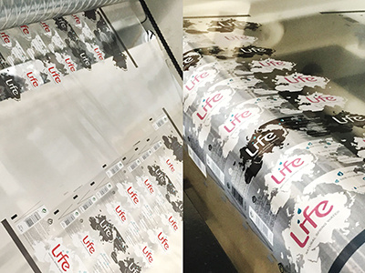 Life Water Label Production by Crate47 on Dribbble