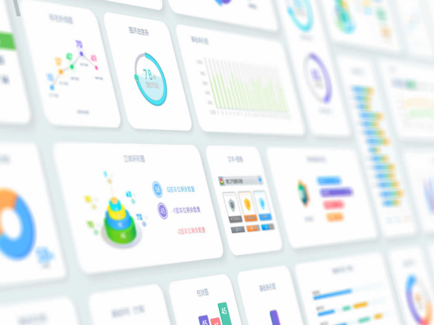 Visual chart - bright version by 光影年年 for RED on Dribbble