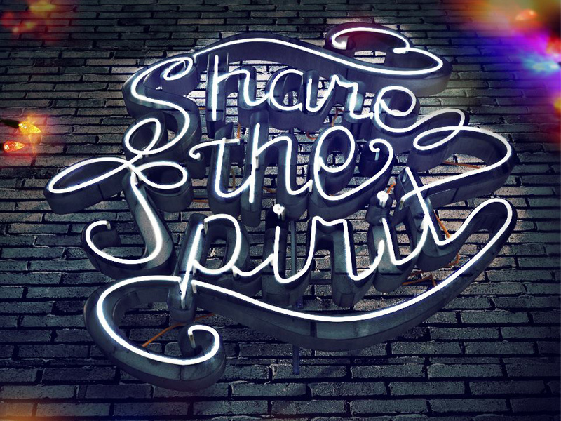 Share the Spirit by Abraham García on Dribbble