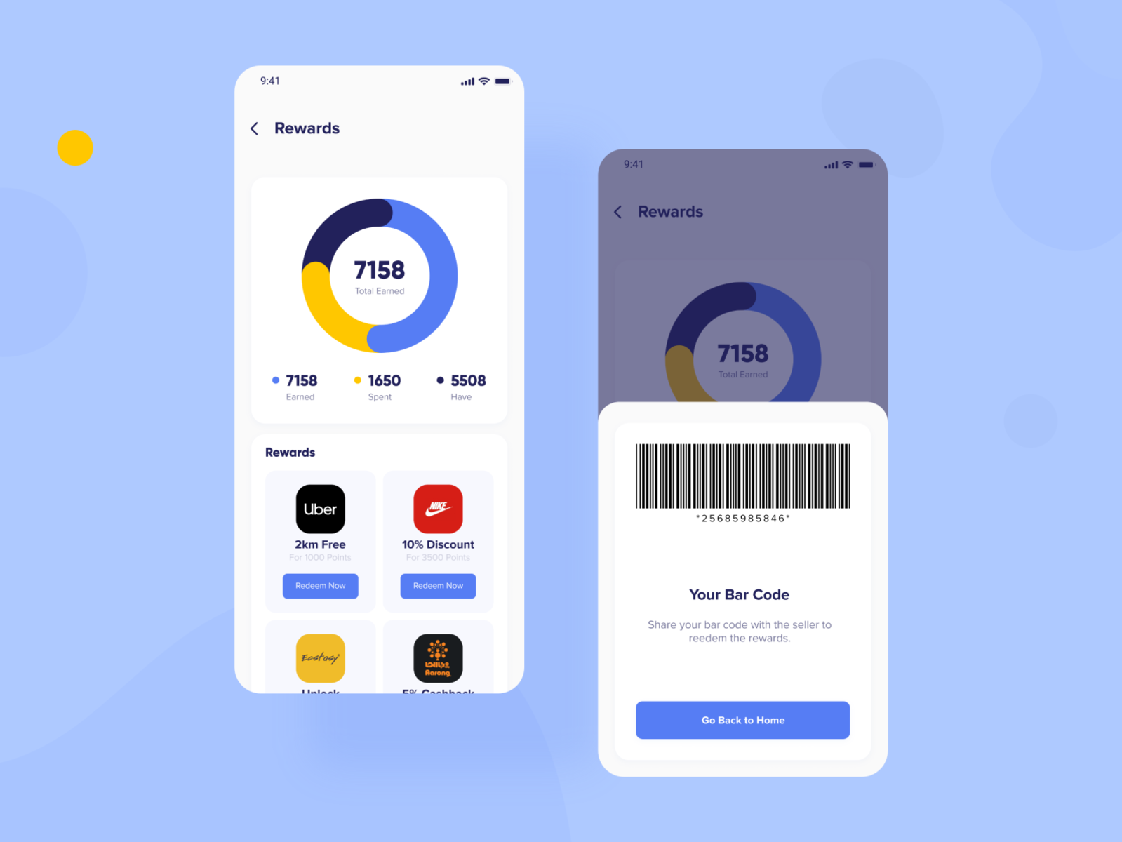 Wallet App - Rewards Page Exploration by Mahmudul Hasan Manik on Dribbble