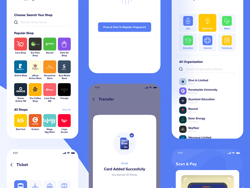 Wallnik - Digital Wallet App by Mahmudul Hasan Manik on Dribbble