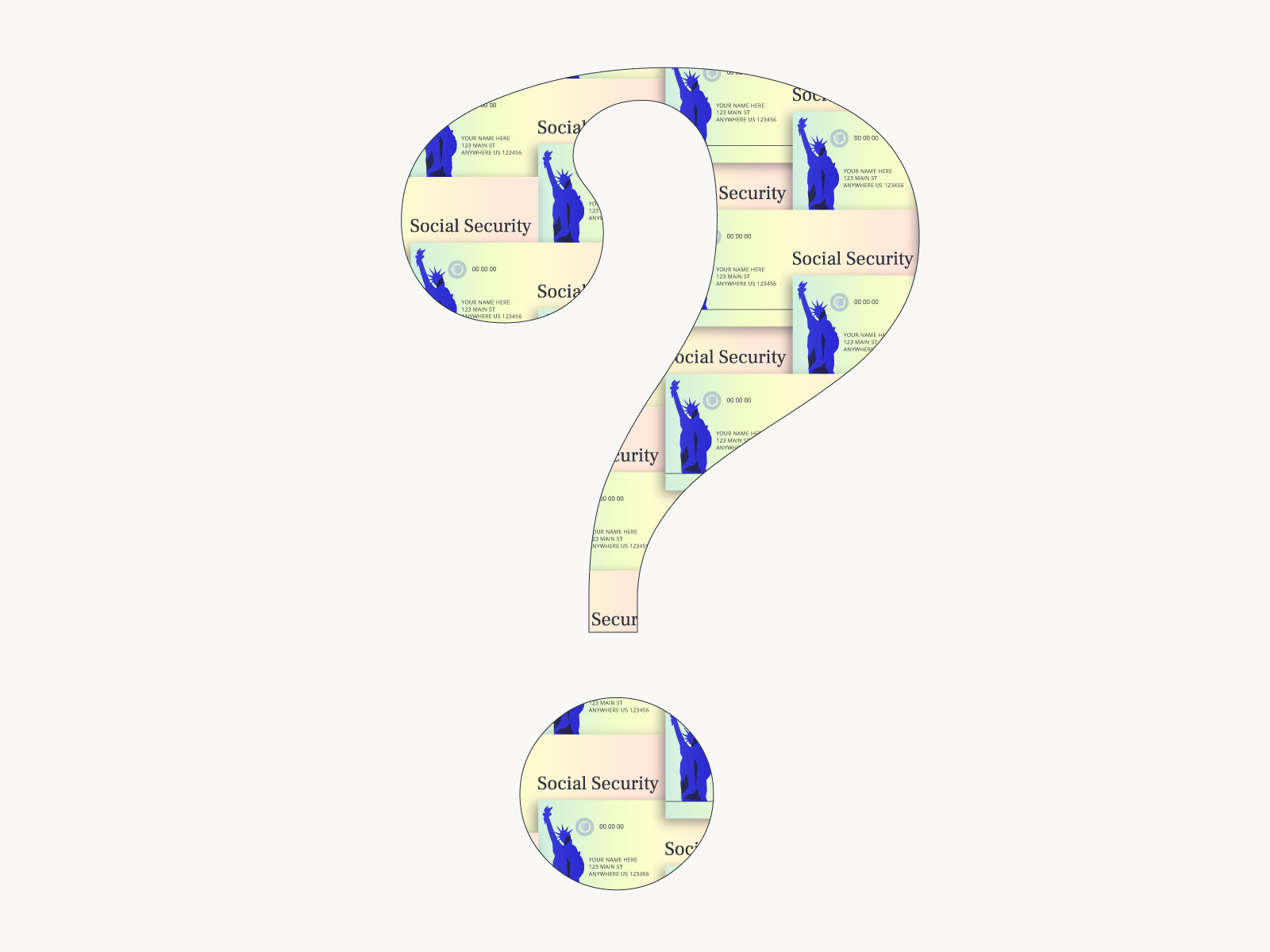 Social Security Check Question Mark by Emma McCann on Dribbble