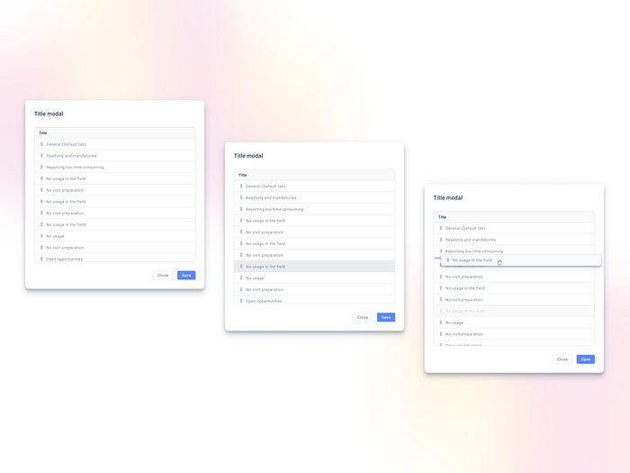 Subcategories Selection By Javier Mora On Dribbble