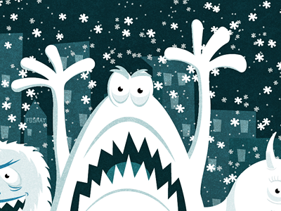 Snow Monsters by Sean Tubridy on Dribbble