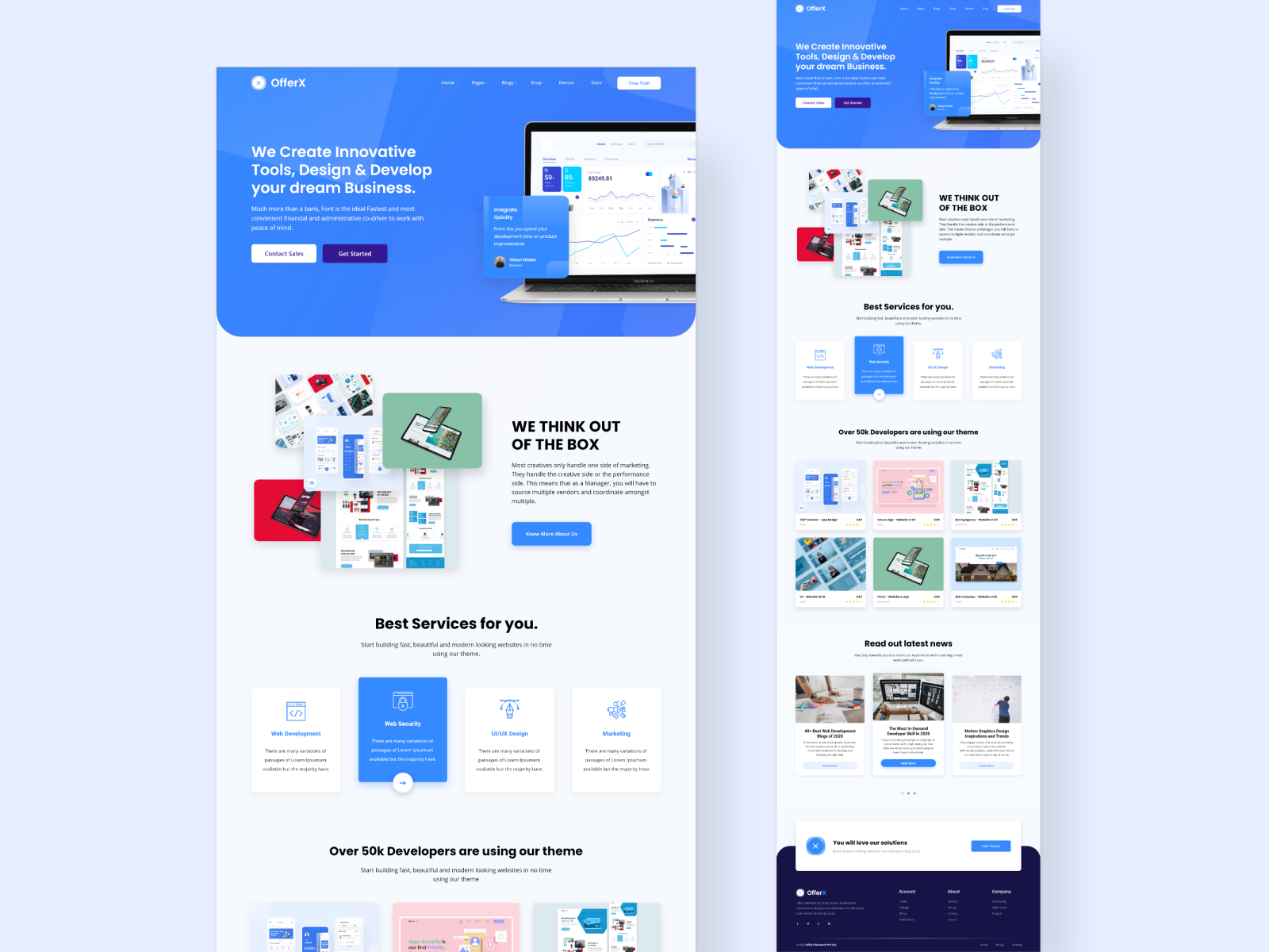 OfferX Website Design by Samsad Rashid on Dribbble