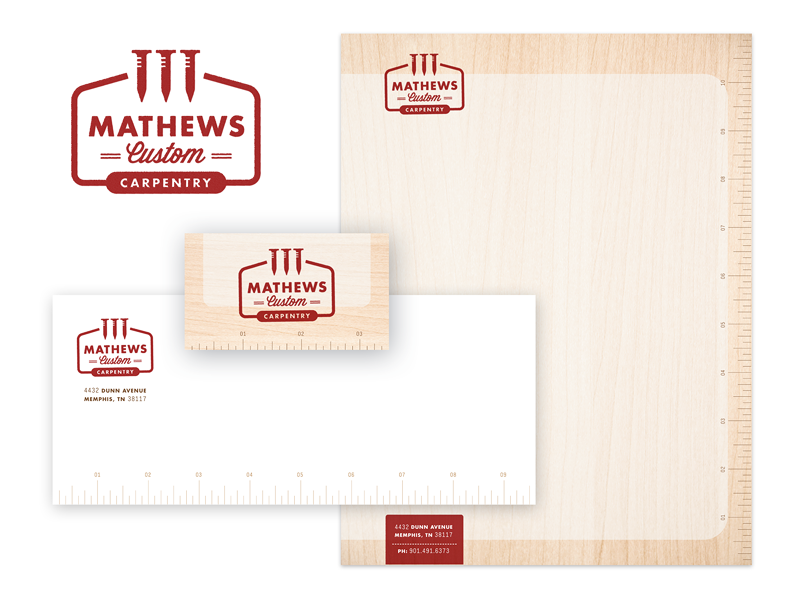 Mathews Stationery by Ben Couvillion on Dribbble