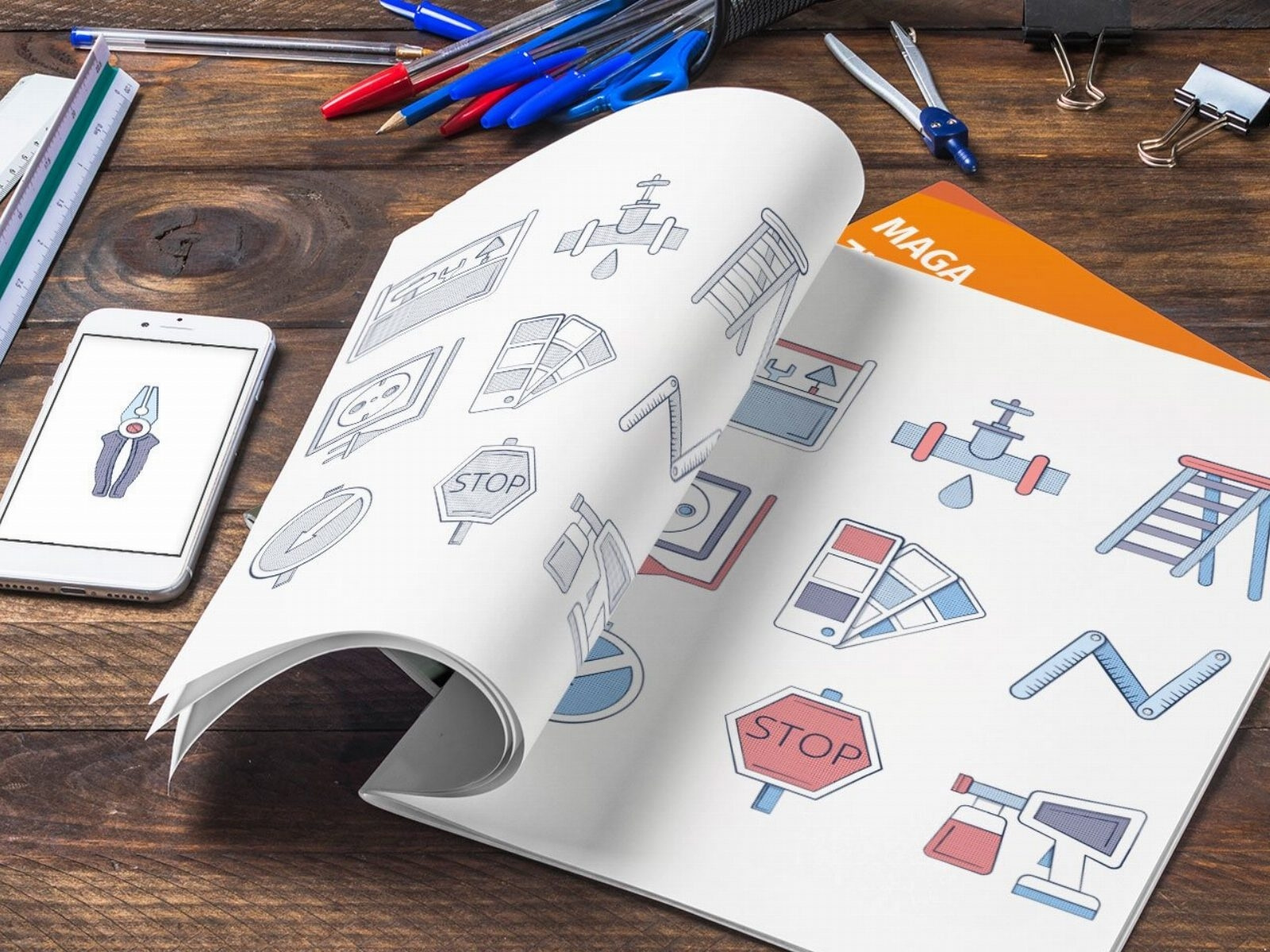 10 Free Builder Icons by GraphicSurf.com on Dribbble