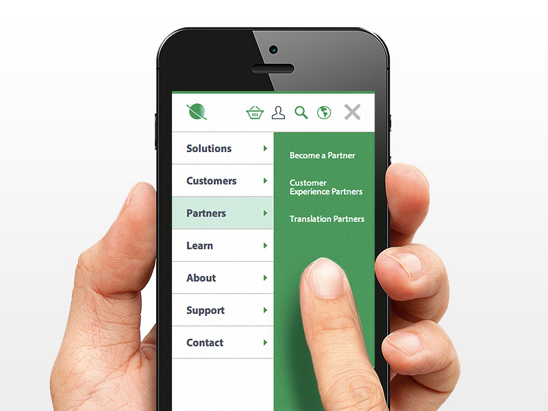 Mobile Menu by Riccardo Russomanno for SDL on Dribbble