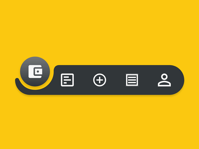 Animated Tab Bar by Camila Castilhos on Dribbble Animated Tab Bar by Camila Castilhos on Dribbble