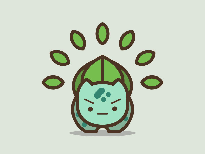 Bulbasaur - Pokemon Playoff by Gerald Briones on Dribbble