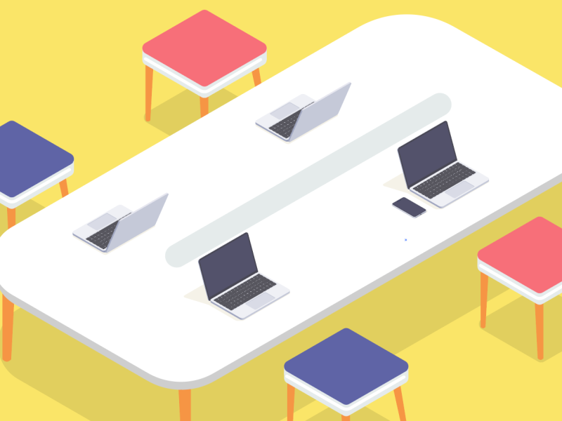 Conference Table by Mahmudul Kabir Sifat on Dribbble