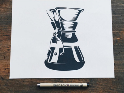 Chemex Illustration by david salinas on Dribbble