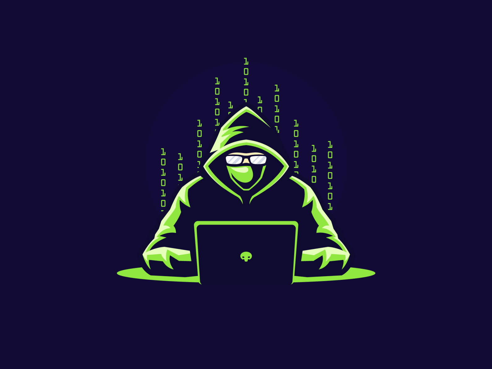 Hacker Mascot Logo by Lian Tluanga on Dribbble