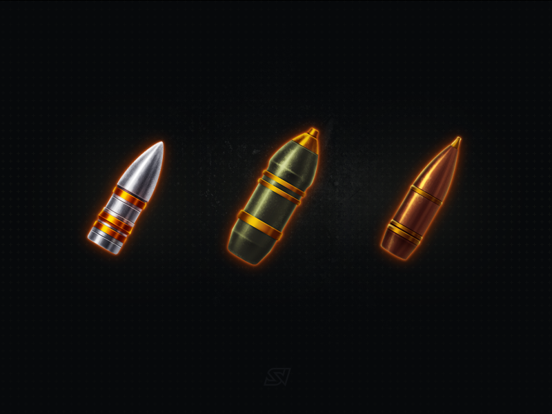 Tank shells by Sarikyashow on Dribbble