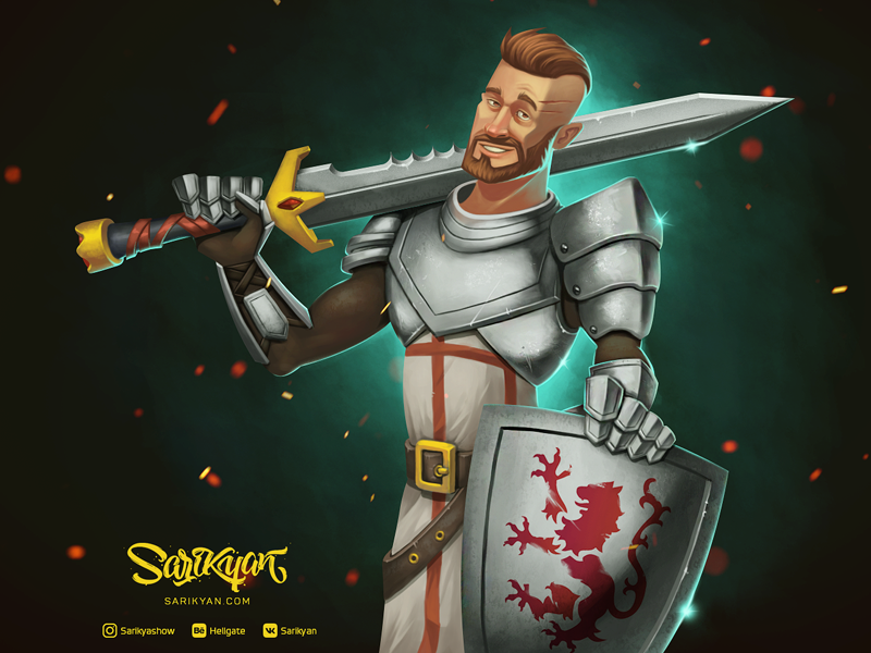 Paladin by Sarikyashow on Dribbble