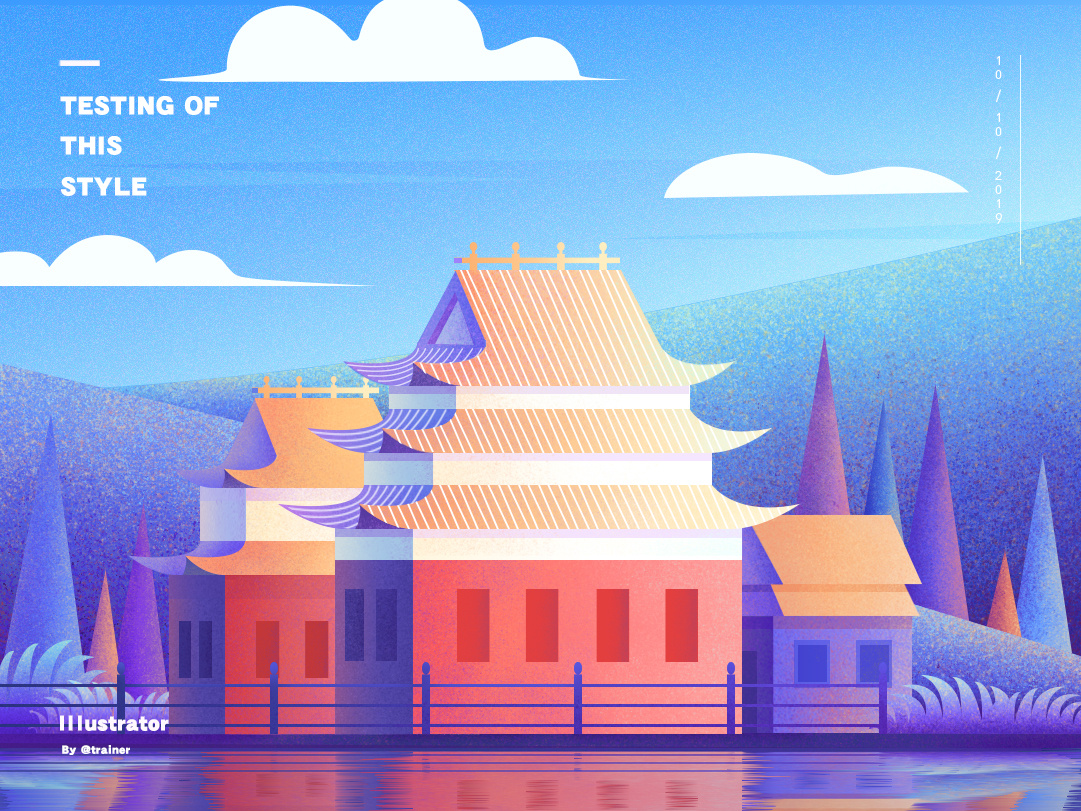 Noise Illustrator Card by Trainer on Dribbble