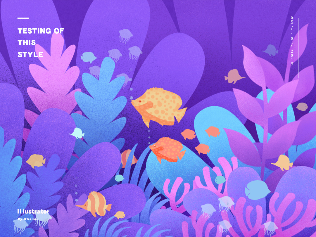 Undersea Illustrator by Trainer on Dribbble