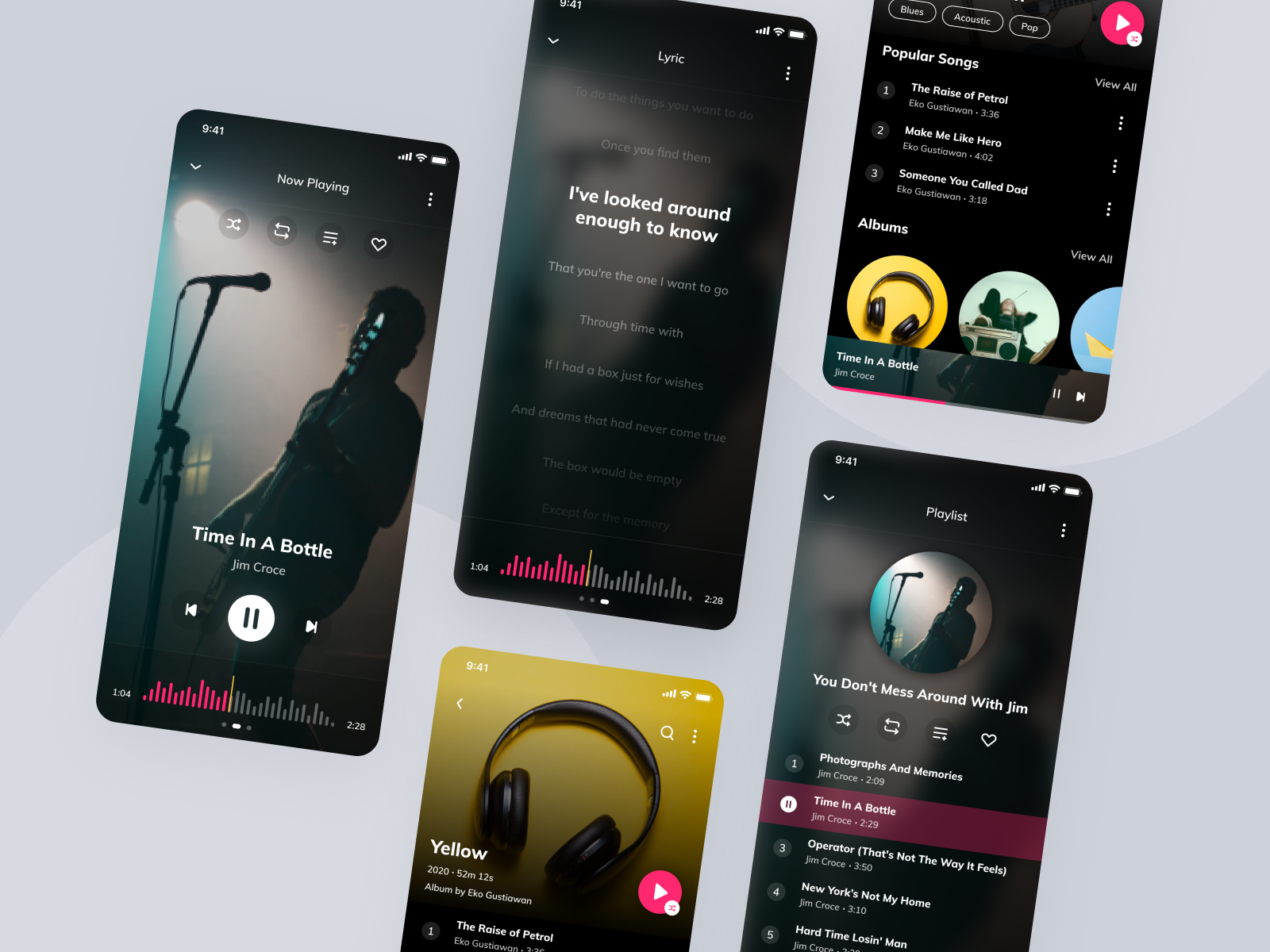 Music App Concept by Mufti Hidayat on Dribbble