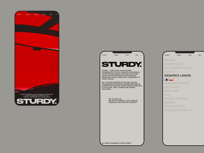 STURDY, MOBILE by Ben Mingo on Dribbble