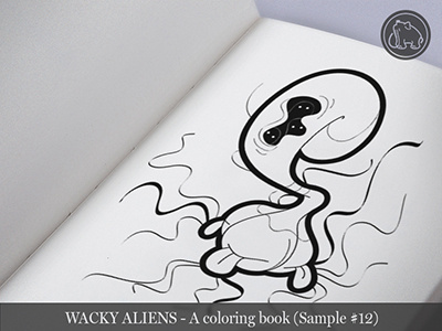 Wacky Aliens - A coloring book / Preview 12 by E. K. on Dribbble