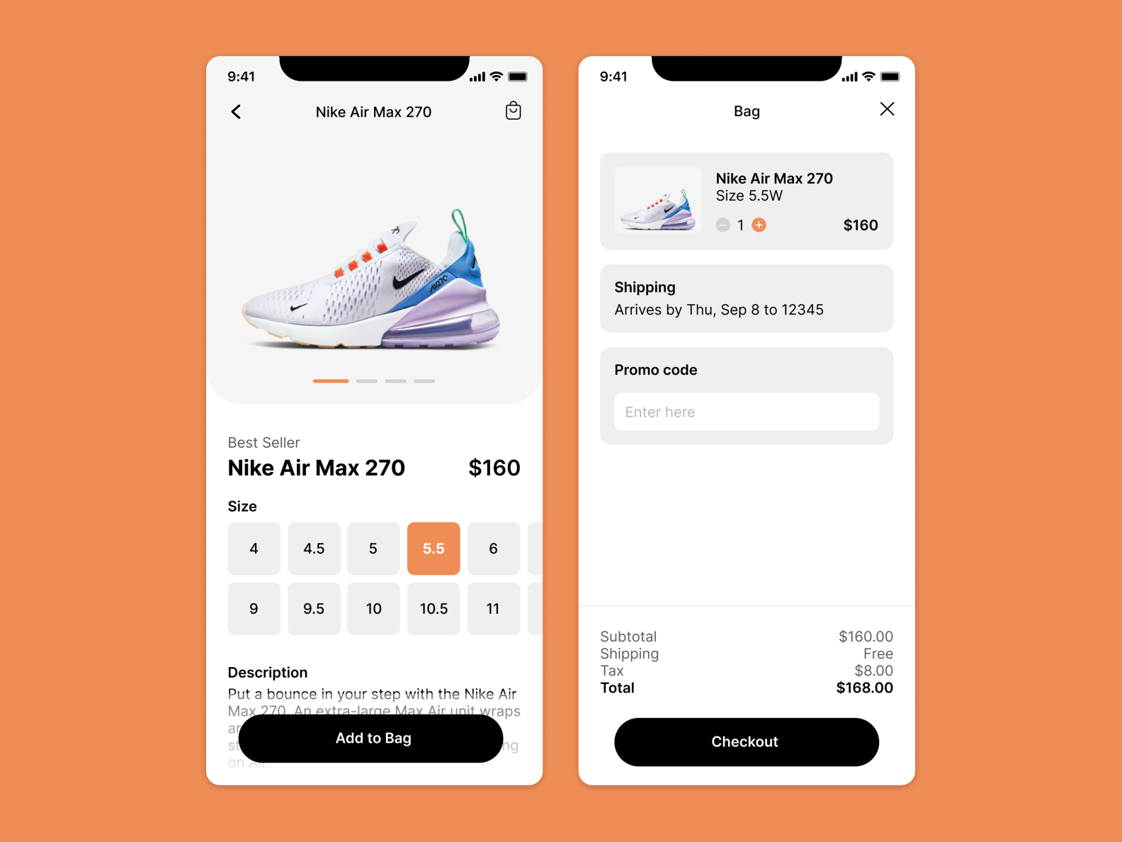 Daily UI Challenge 02 - Checkout by Megan Tran on Dribbble