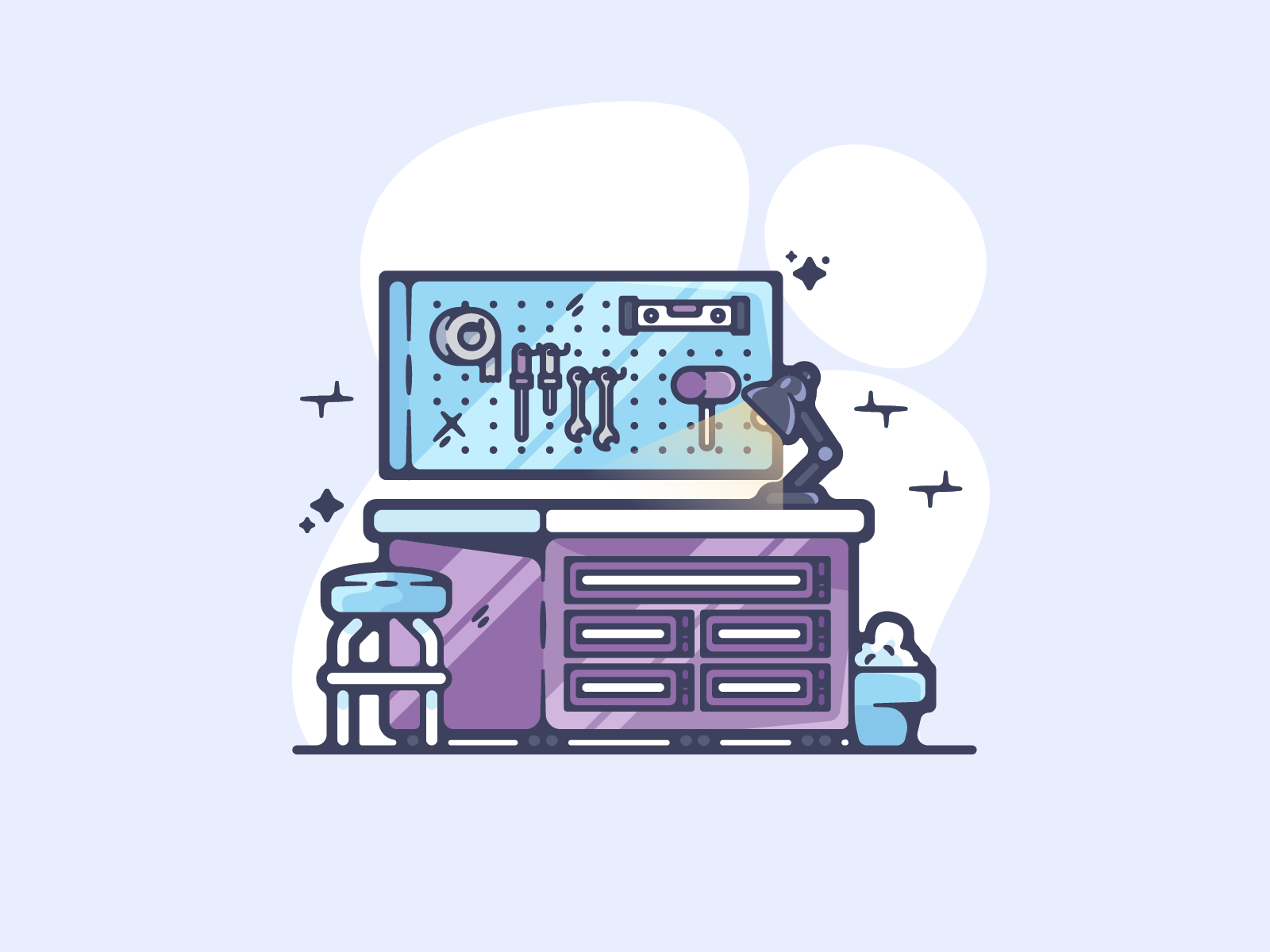 Workbench by Jesse Mann on Dribbble