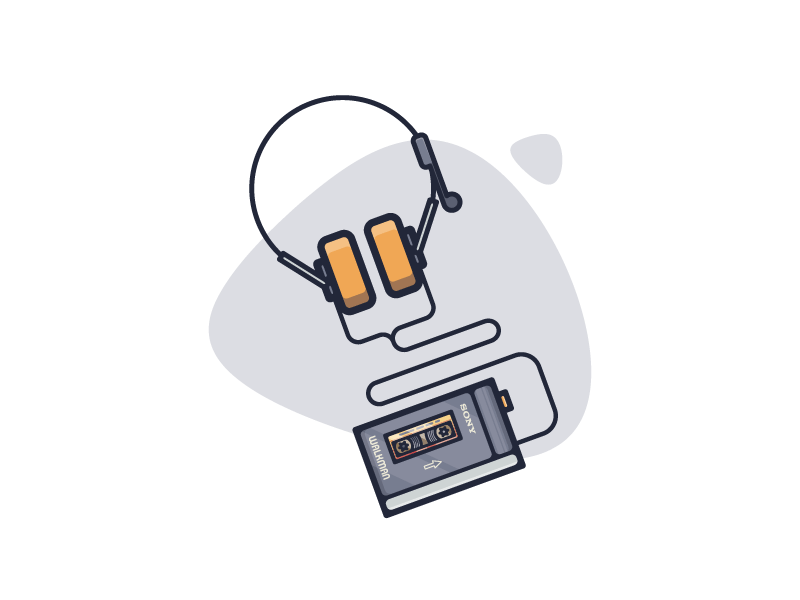 Sony Walkman by Jesse Mann on Dribbble