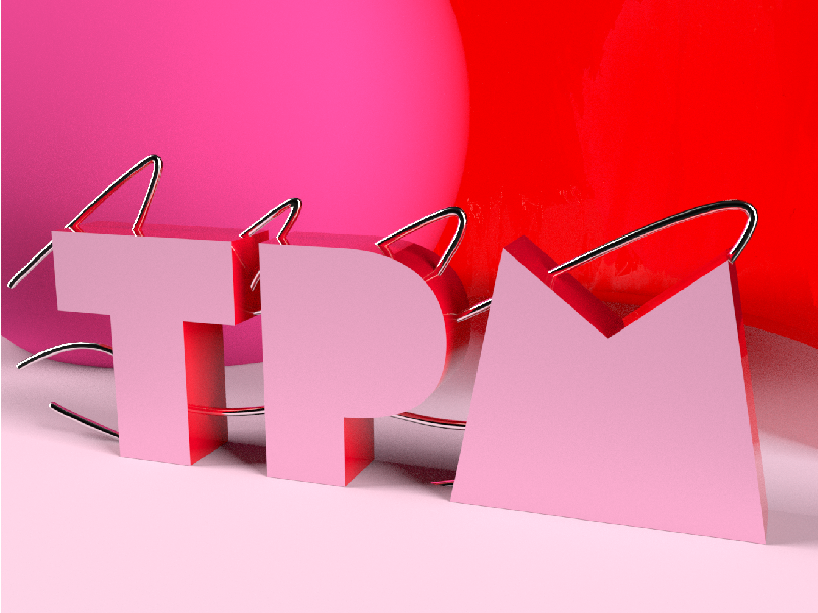 3D Type by Jaqueline on Dribbble