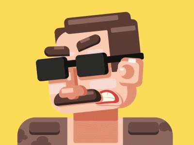Angry Soldier by Nijat Ibrahimli on Dribbble