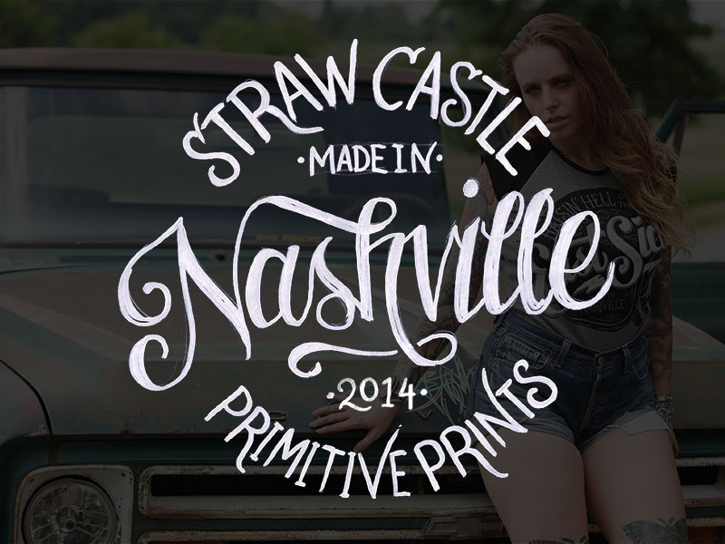 Straw Castle - Made in Nashville by Derrick Castle on Dribbble