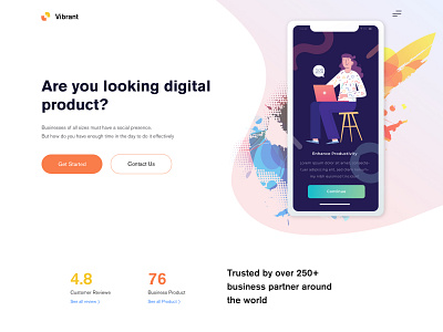 Landing Page - Creative Agency by Sajib Rahman on Dribbble