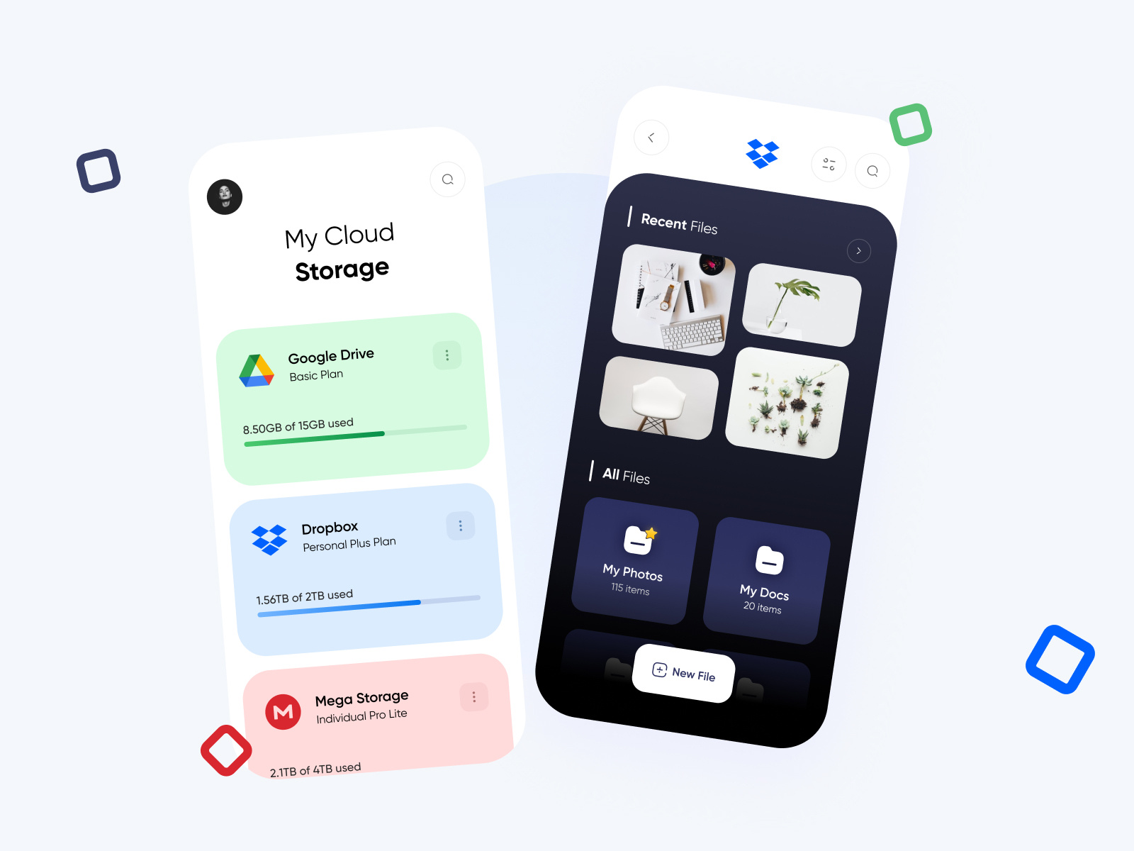 Management Cloud Storage App by mohammad khademi on Dribbble