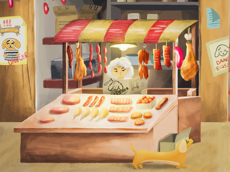 morning market by Nicole on Dribbble