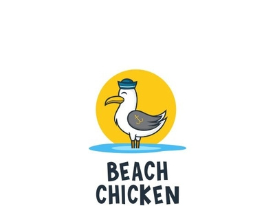 Beach Chicken by Flock! Studio on Dribbble