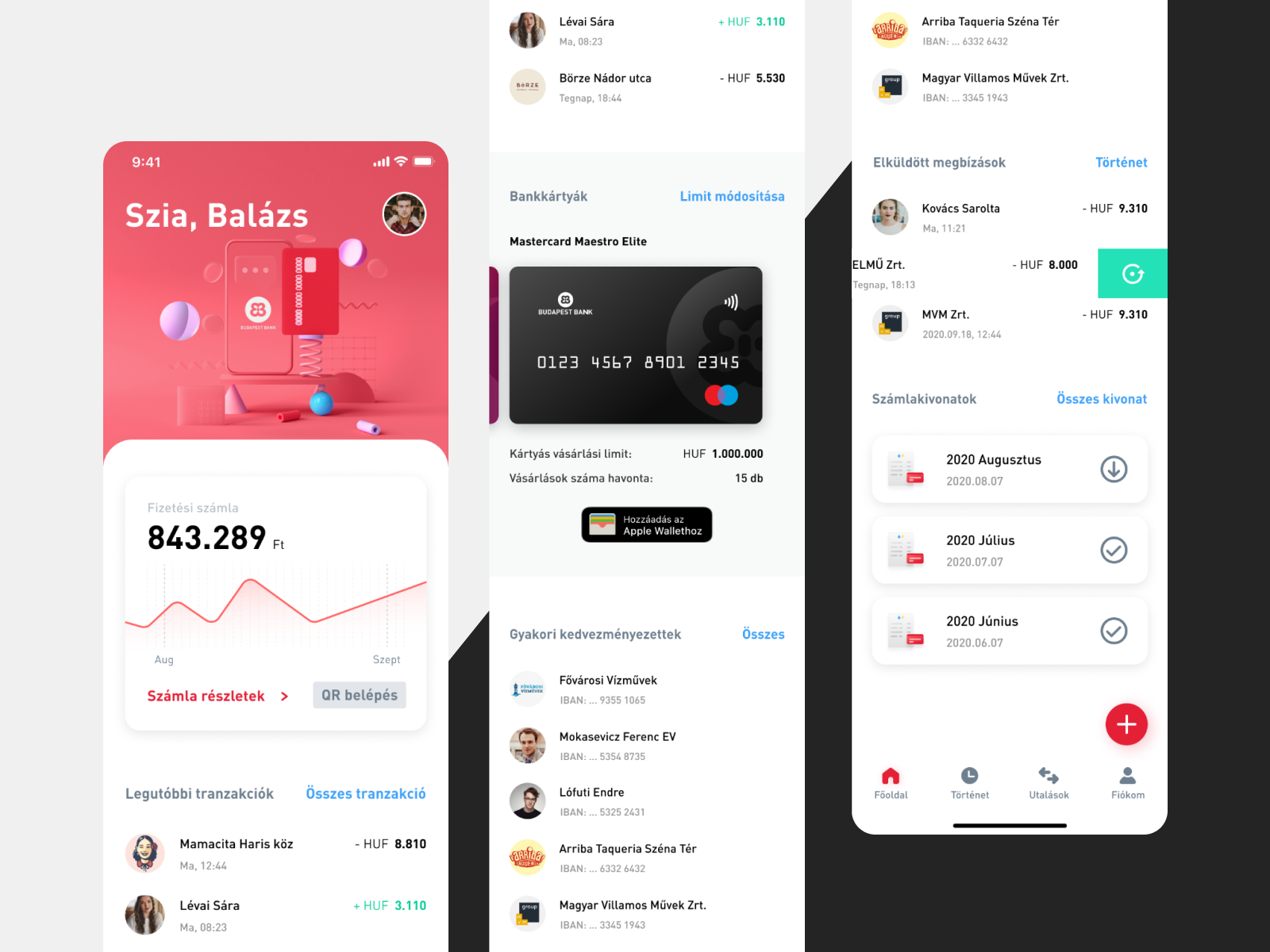 Budapest Bank Redesign concept by Dora Melher on Dribbble