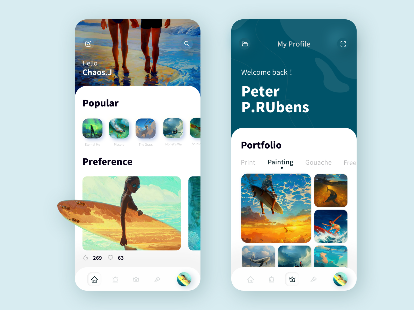 Neumorphism Mobile APP by Yantou on Dribbble
