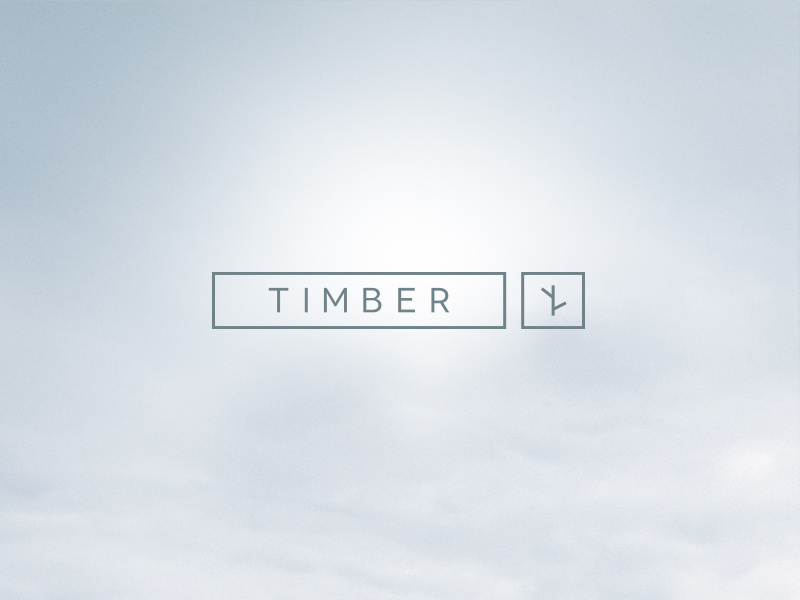 Timber Full Logo by Tim Foster on Dribbble