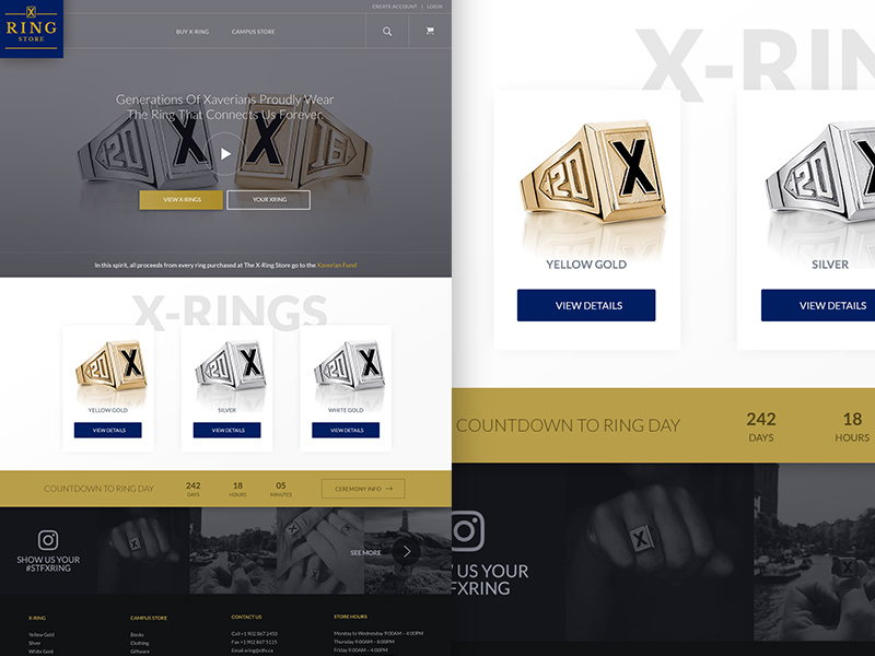 St.Fx - X-Ring Store by Tim Foster on Dribbble