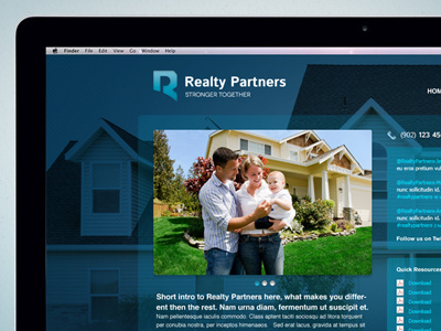 Realty Partners - Website by Tim Foster on Dribbble