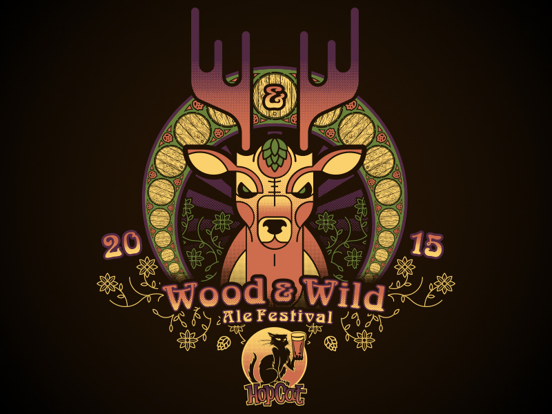 Wood and Wild Fest by Elliot Chaltry on Dribbble