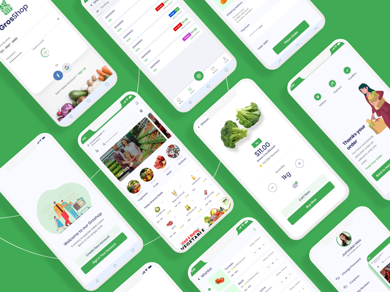 Grocery and Super Shop App UI Kit by Razaur Rahman on Dribbble