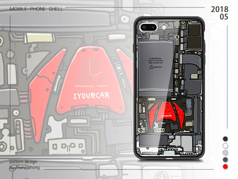 Mobile phone shell by ZhanJiahong on Dribbble