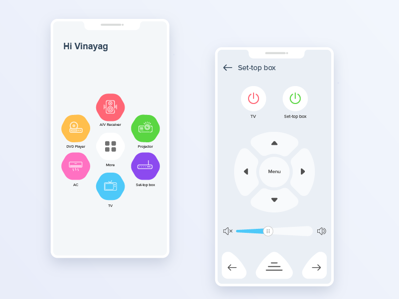 Remote control app by vinayag4u on Dribbble