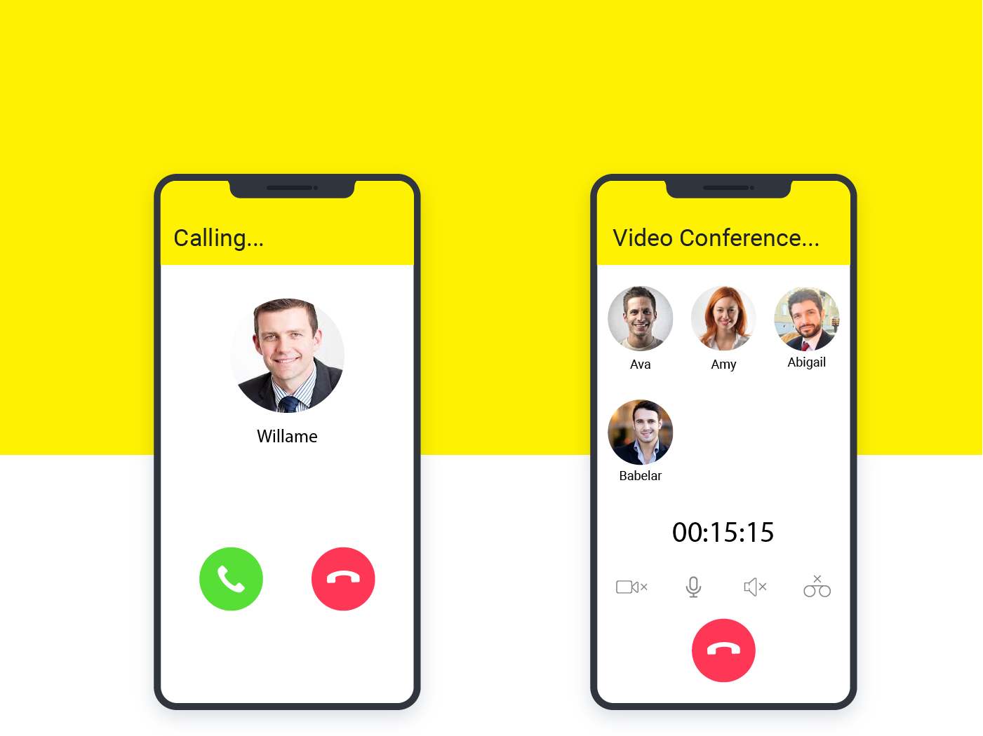 Video Call by vinayag4u on Dribbble