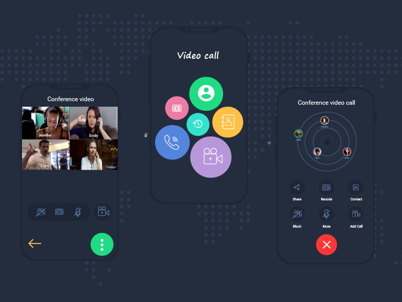 Video Call by vinayag4u on Dribbble