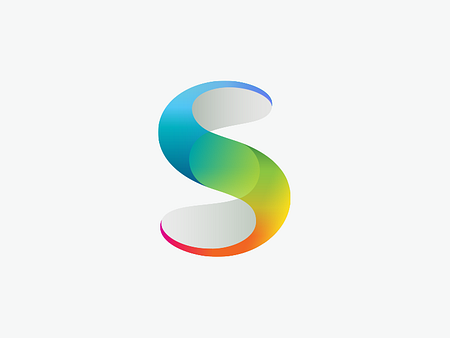 Rainbow Initial S by Maria Grønlund on Dribbble