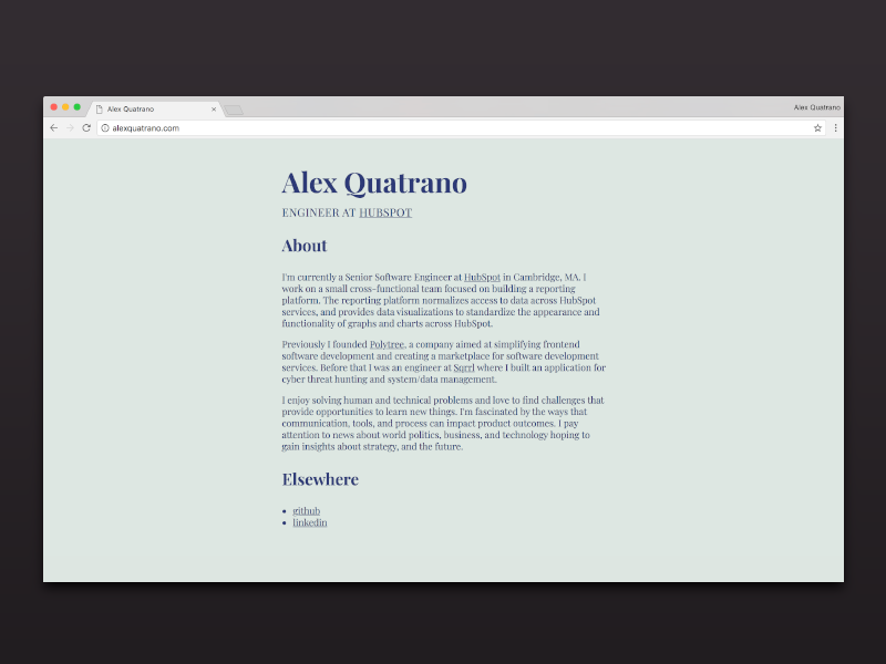 Alex Quatrano | Dribbble