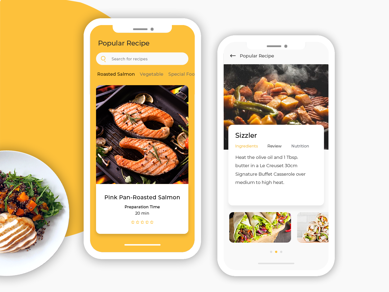 Cooking Recipe App Design by Aglowid IT Solutions on Dribbble
